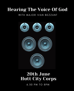 Hearing The Voice Of God | Salvation Army Hutt City CorpsHutt City Corps